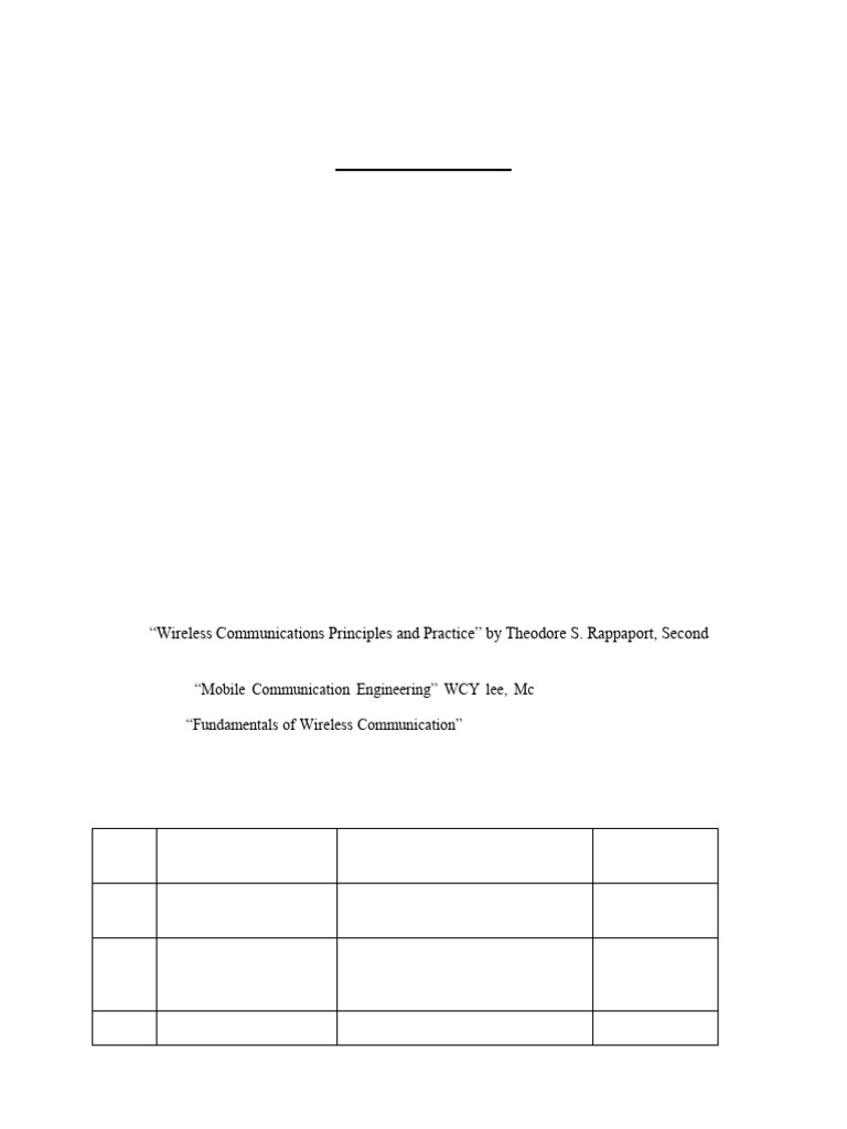 Handout | PDF | Cellular Network | Modulation