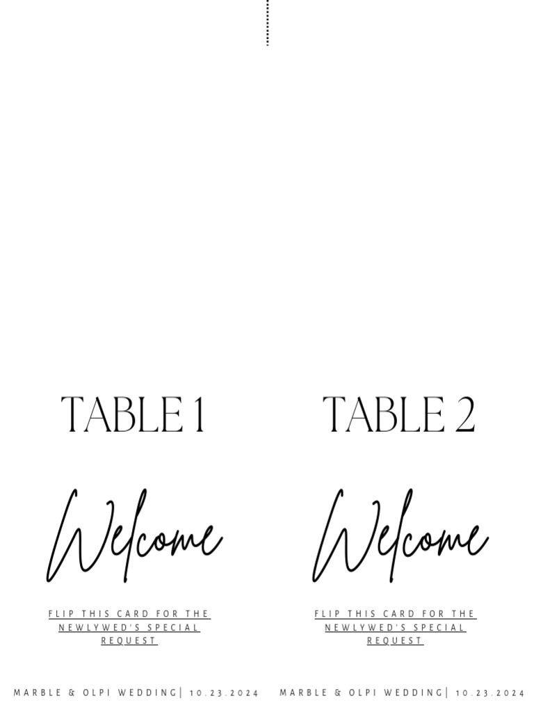 Marble & Olpi Wedding Announcements | PDF