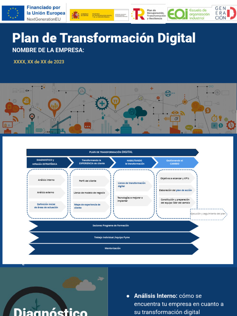 Plan De Transformación Digital Pdf Marketing Publicidad Digital