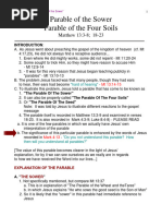 Parable of Sower | PDF