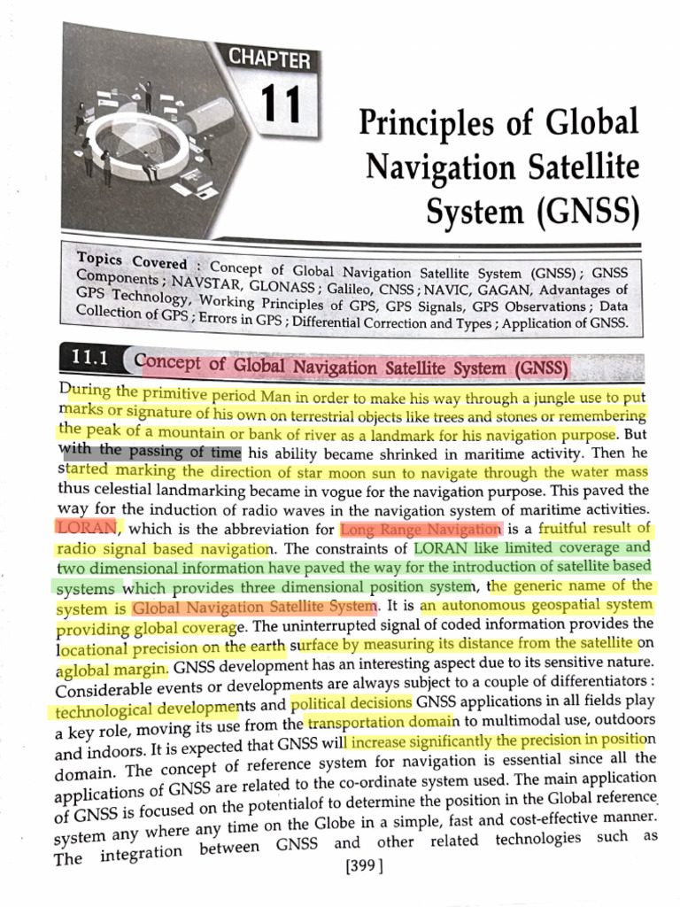 Principles of GNSS and Way Points Collection | PDF