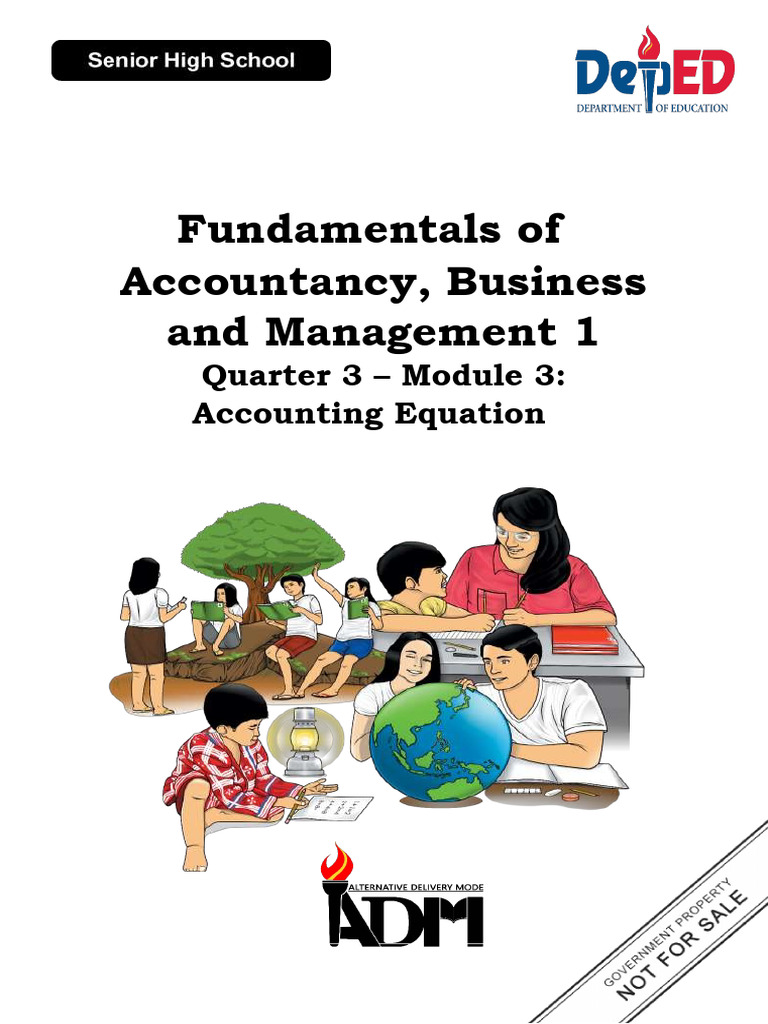 EDITED Fabm1 - q3 - Mod3 - Accountingequation - Final | PDF | Equity ...