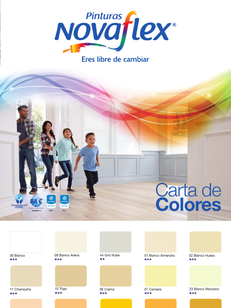 Carta de Colores Novaflex 2021 | PDF | Azul | Visión