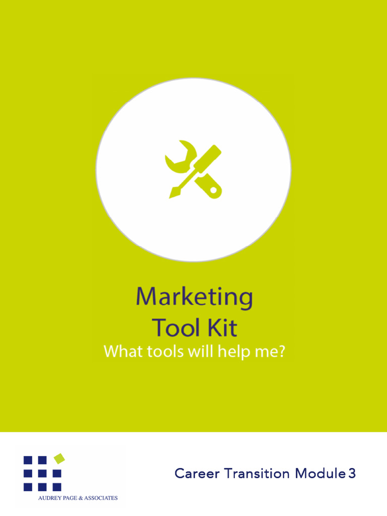 Module 3. Marketing Toolkit | PDF | Résumé