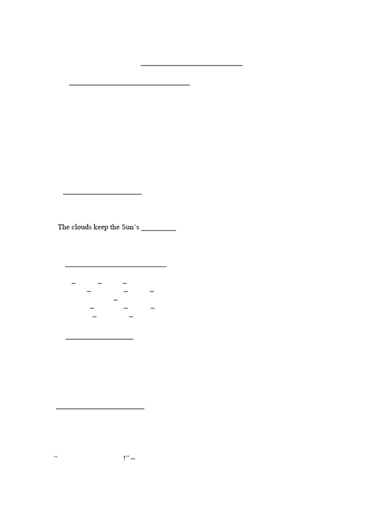STD 1 - ZERO PERIOD - Activity 1 | PDF