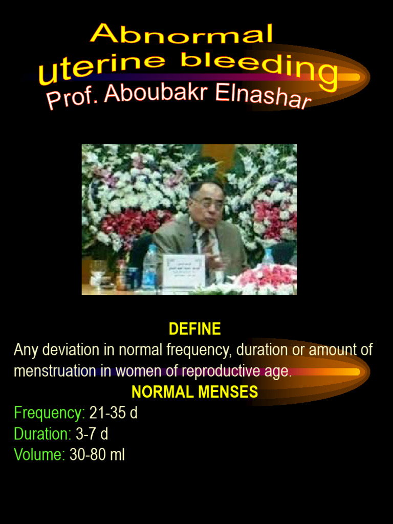 Aub | PDF | Menstrual Cycle | Diseases And Disorders