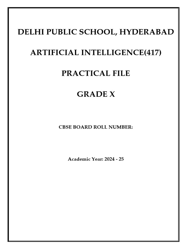 Class10_Practical file_Preface pages (1) | PDF