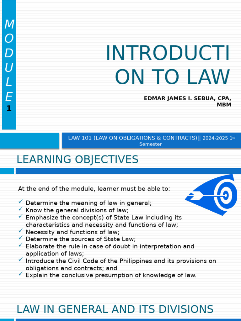 1 Introduction To Law | PDF | Constitution | Sources Of Law