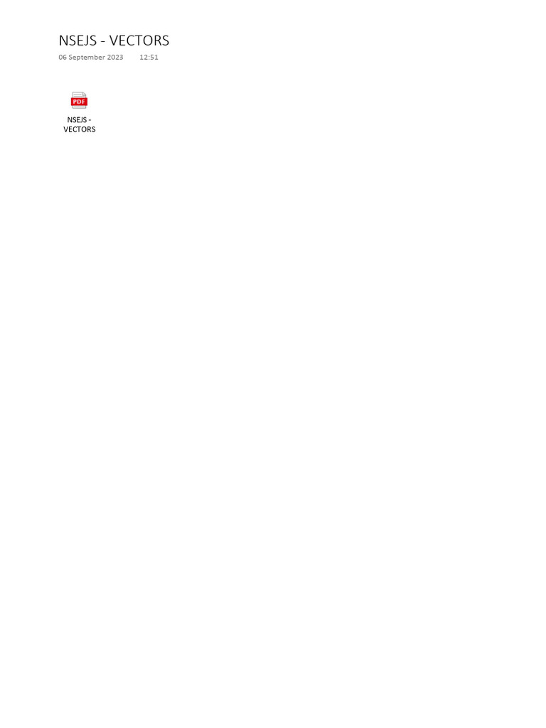 Nsejs - Vector, 1 | PDF