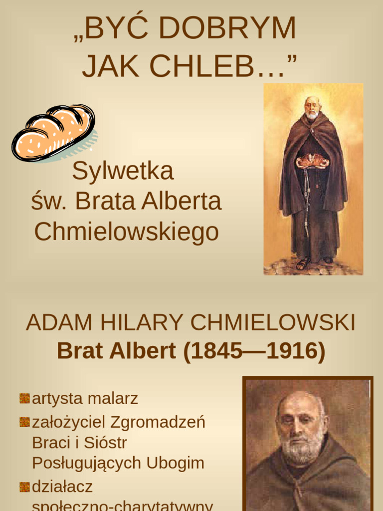Prezentacja - ŚW - Brat Albert - KL - Ia | PDF