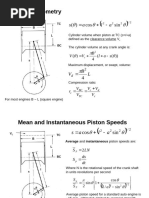 Engine Formulas: Cylinder Swept Volume (V | PDF | Cylinder (Engine ...