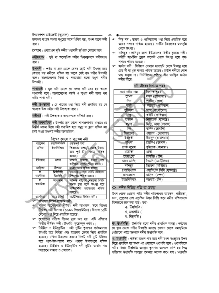 Inception Digest - Geography - 3 | PDF