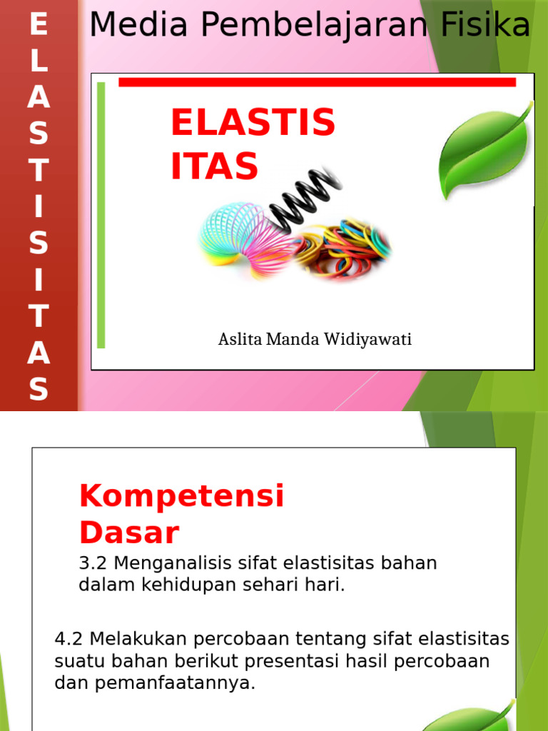 PPT Elastisitas | PDF