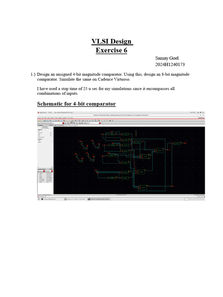 Exercise 6 Comparators Samay Goel | PDF