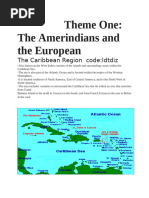 The Origin Migration and Settlement of The Tainos and Kalinagos | PDF