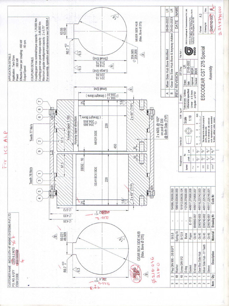 ESCOGEAR CST 275 Special | PDF