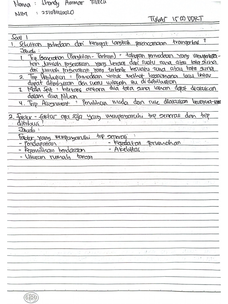 14 - Tugas 15 (2) DDRT - Shandy Ammar Fahrezi - 2310811210020 | PDF