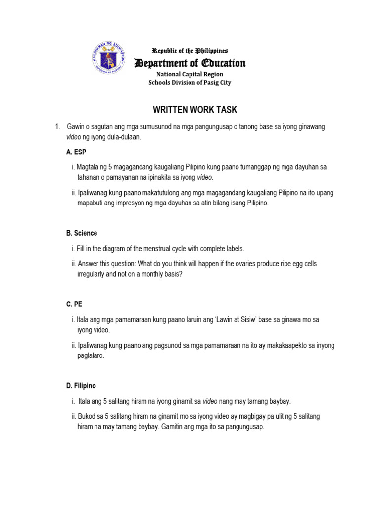 2ND Written Work | PDF