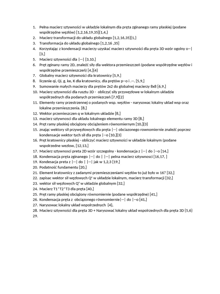 Zakres Notatek - Przykłady 1,4 | PDF