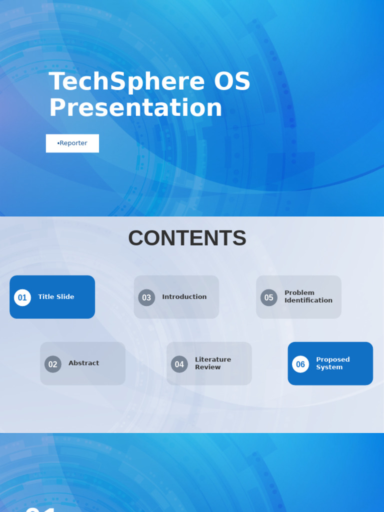 AIPPTMaker - TechSphere OS Presentation | PDF | Usability | Operating System