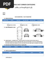Car Handover Form | PDF