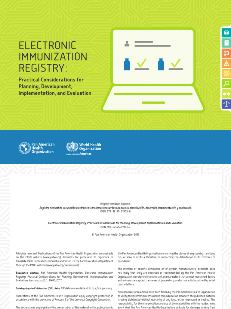 ELECTRONIC Immunization Registry | PDF | Vaccines | Information