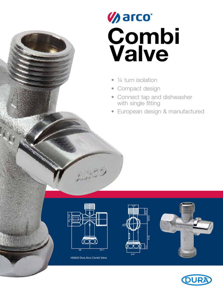 Arco Combi Valve and Mini Stops | PDF | Home | Domestic Implements