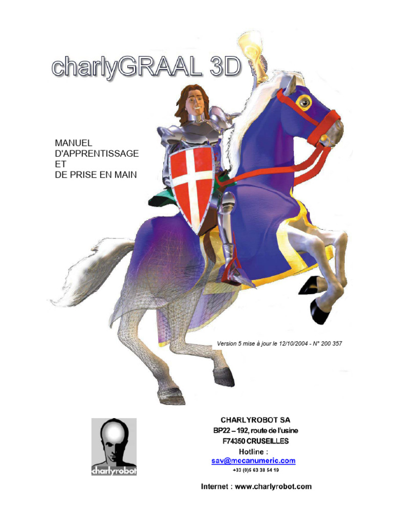Manuel d'apprentissage CAO GRAAL 3D | PDF | Usinage | Conception ...