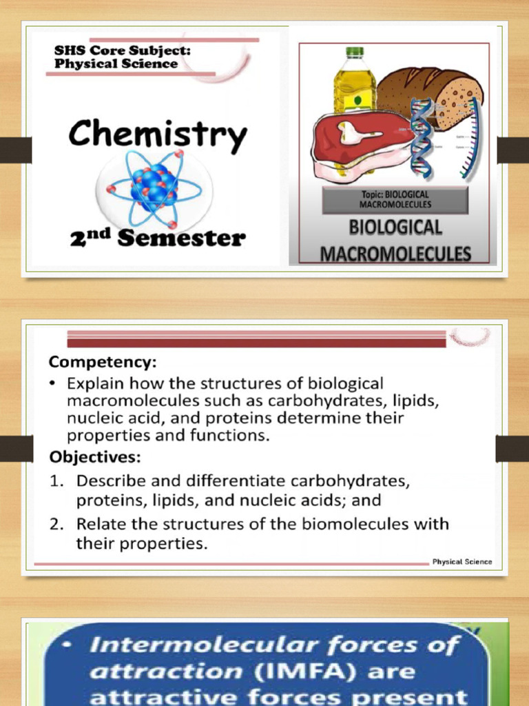 q3 7. Biological Macromolecules New | PDF