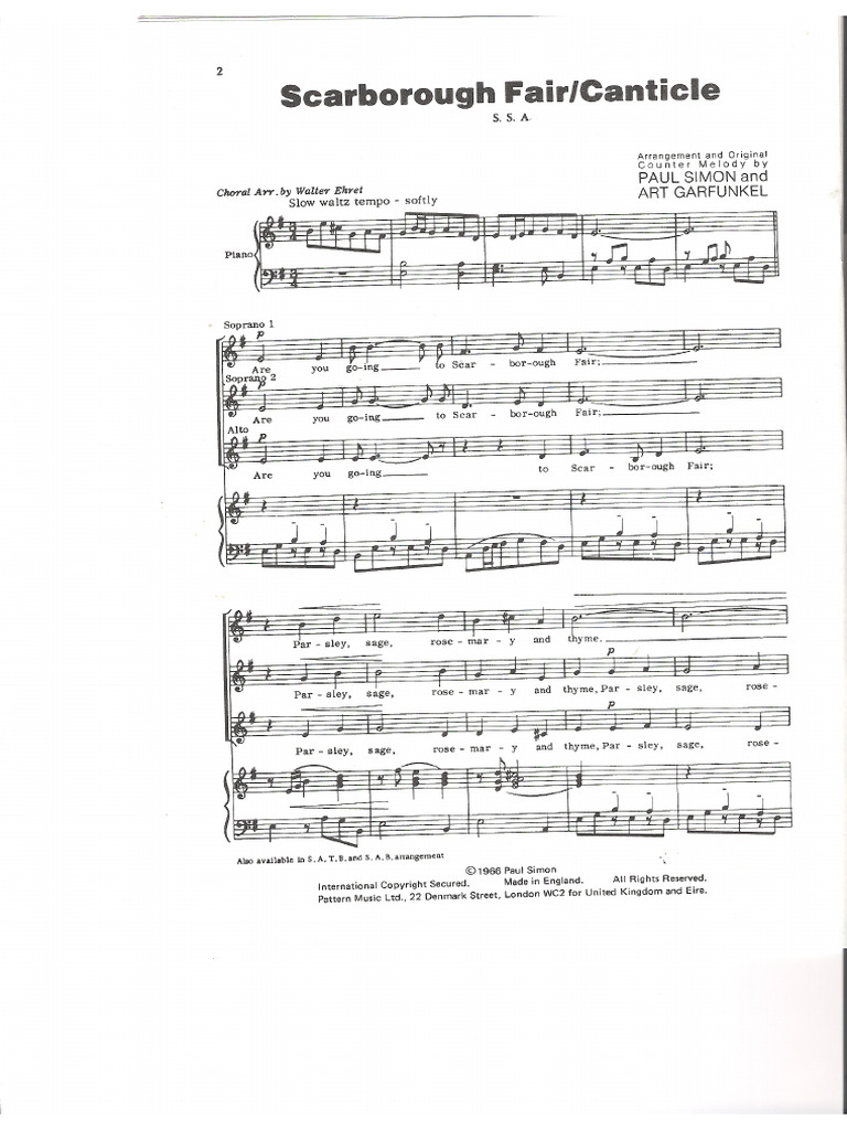 Scarborough Fair | PDF