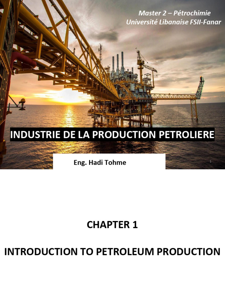 Chapter 1 Introduction To Petroleum Production | PDF | Petroleum ...