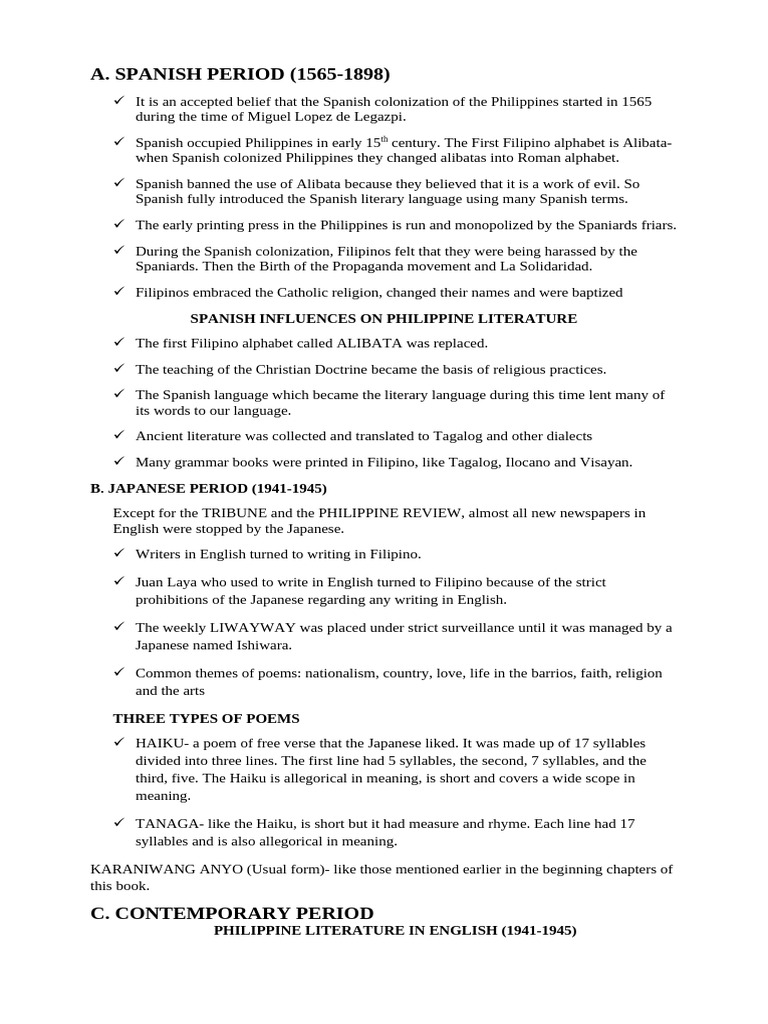 1st week | PDF | Tagalog Language | Philippines