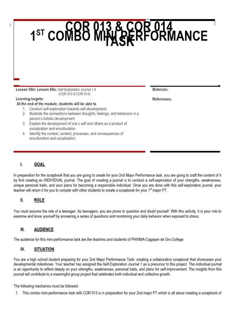 Cor 014 - Cor 013 Combo Mini PT | PDF | Thought | Socialization