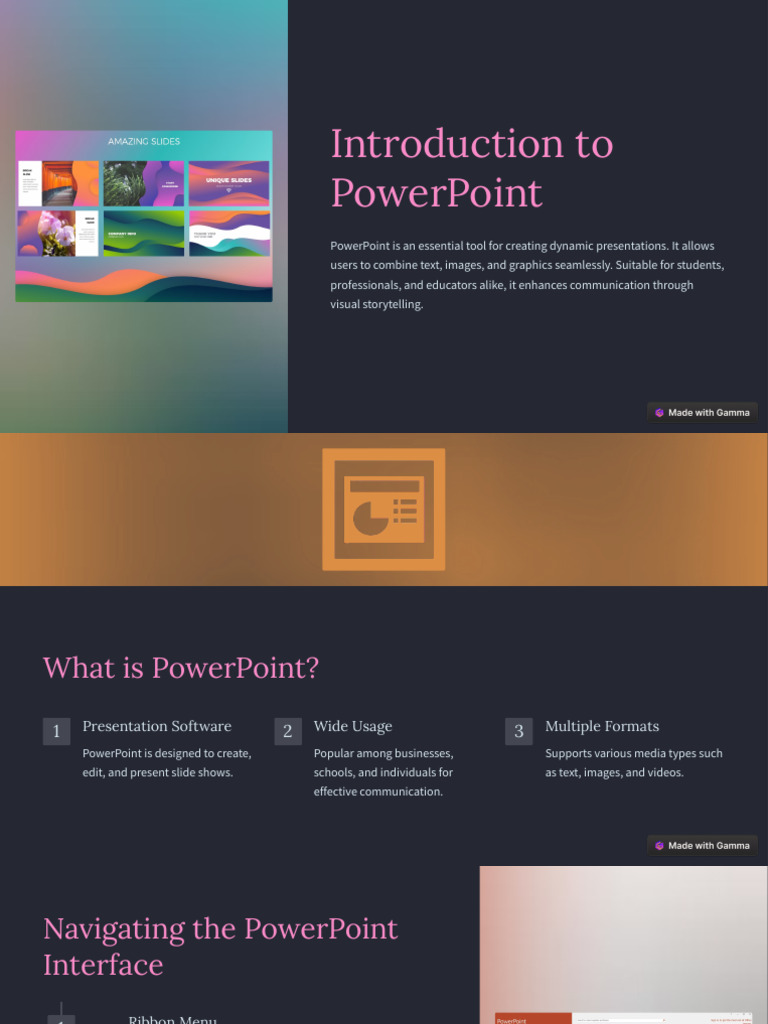 Introduction To PowerPoint | PDF | Microsoft Power Point | Icon (Computing)