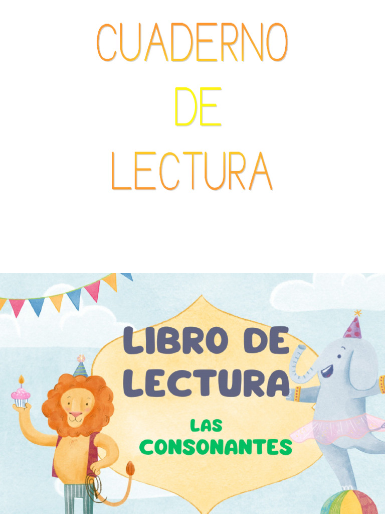 Cuaderno de Lectura LISTO IMPRIMIR | PDF