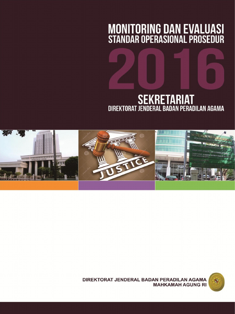Contoh Laporan Monev SOP Badilag Tahun 2016 | PDF