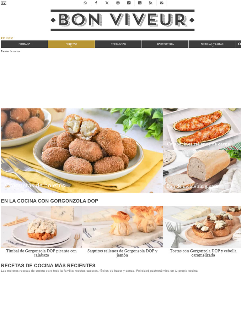 Recetas de Cocina Fáciles y Caseras | PDF | Postres | ensalada