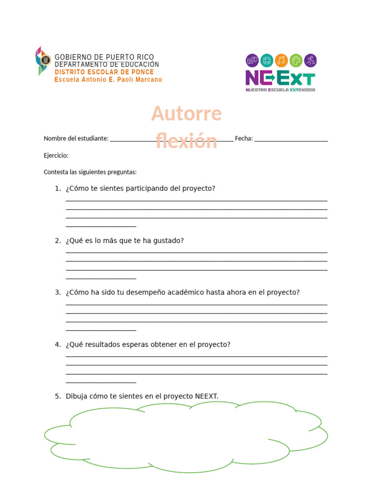 Reflexiones sobre el Proyecto NEEXT | PDF