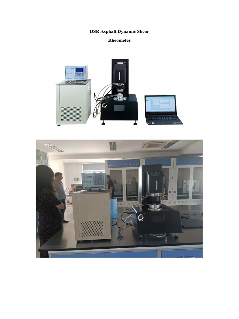 DSR Asphalt Dynamic Shear Rheometer (1) | PDF