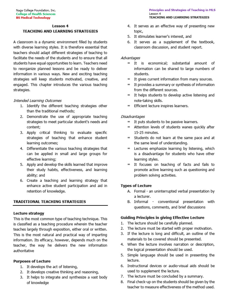 Teaching Strategies for Diverse Learners | PDF | Educational Technology ...