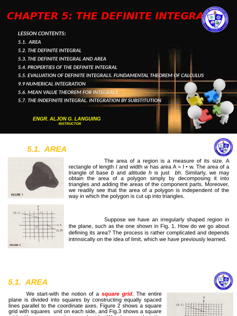 Math 51 Lesson 6 Integration | PDF | Area | Integral