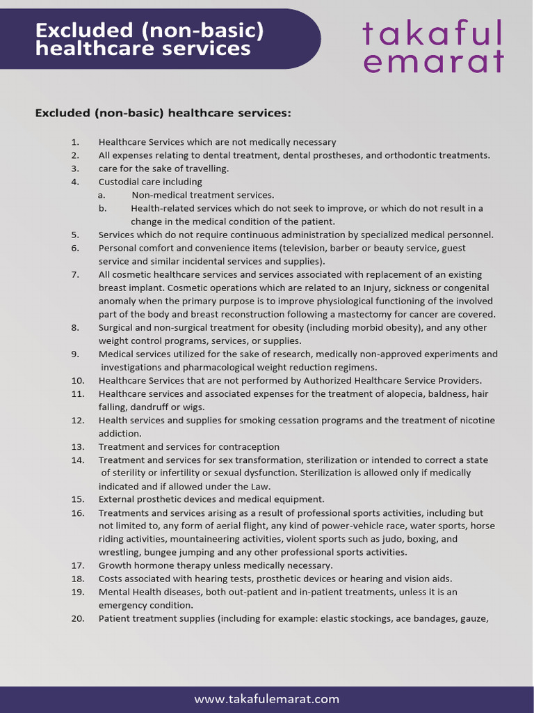 Health Insurance Exclusions Guide | PDF | Health Care | Hepatitis