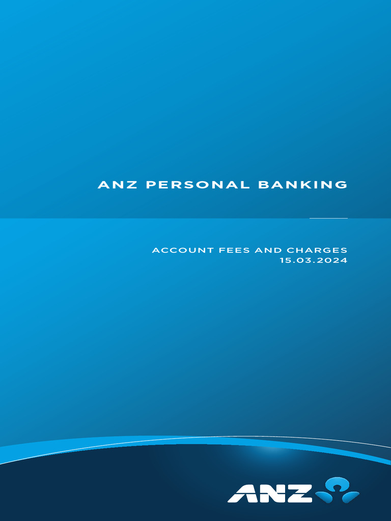 Personal Account Fees Charges | PDF | Credit Card | Transaction Account