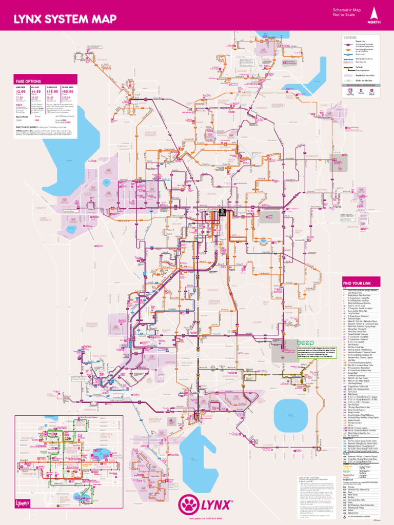 Volusia Lynx System Map Overview | PDF | Transport | Florida