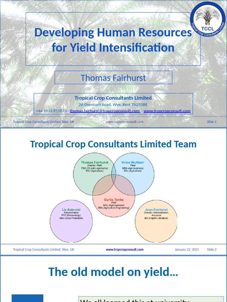 HIPKASI - Developing Human Resources For Yield Intensification - Mr ...