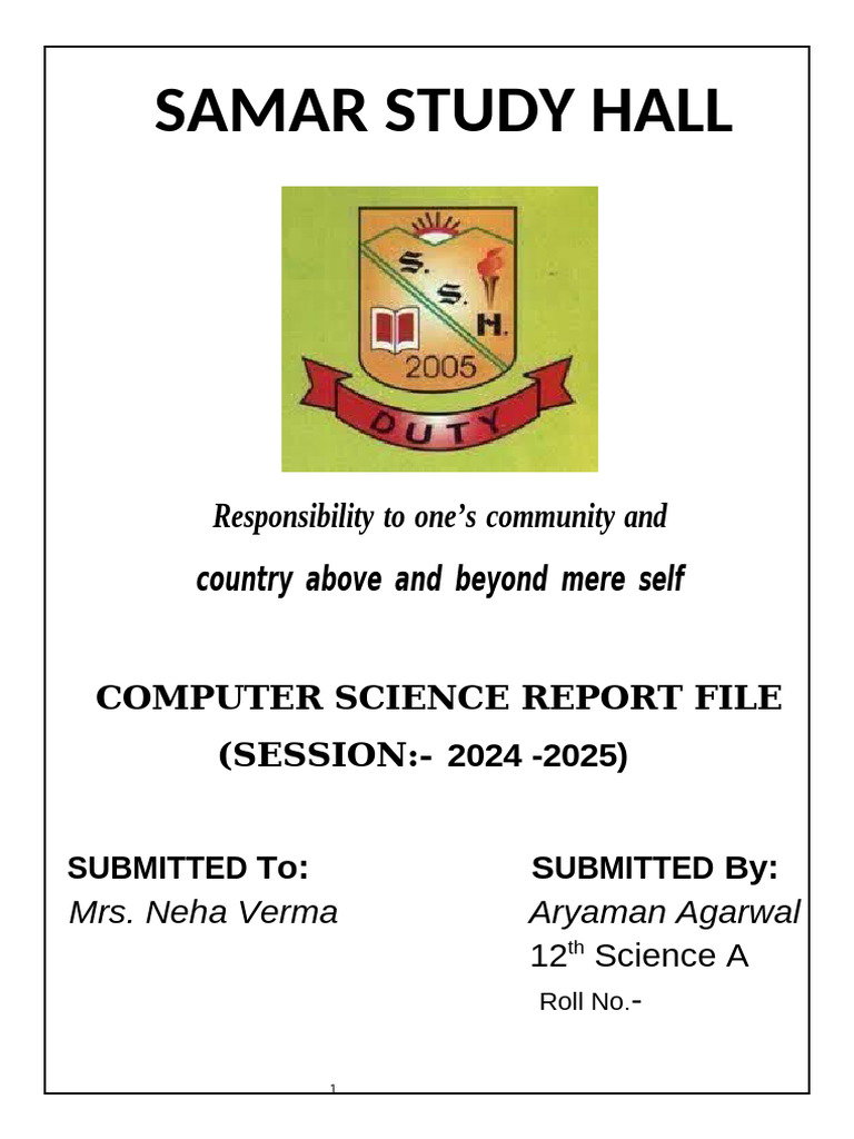 Class 12 Cs Project File On Store Mangement | PDF | Databases | My Sql