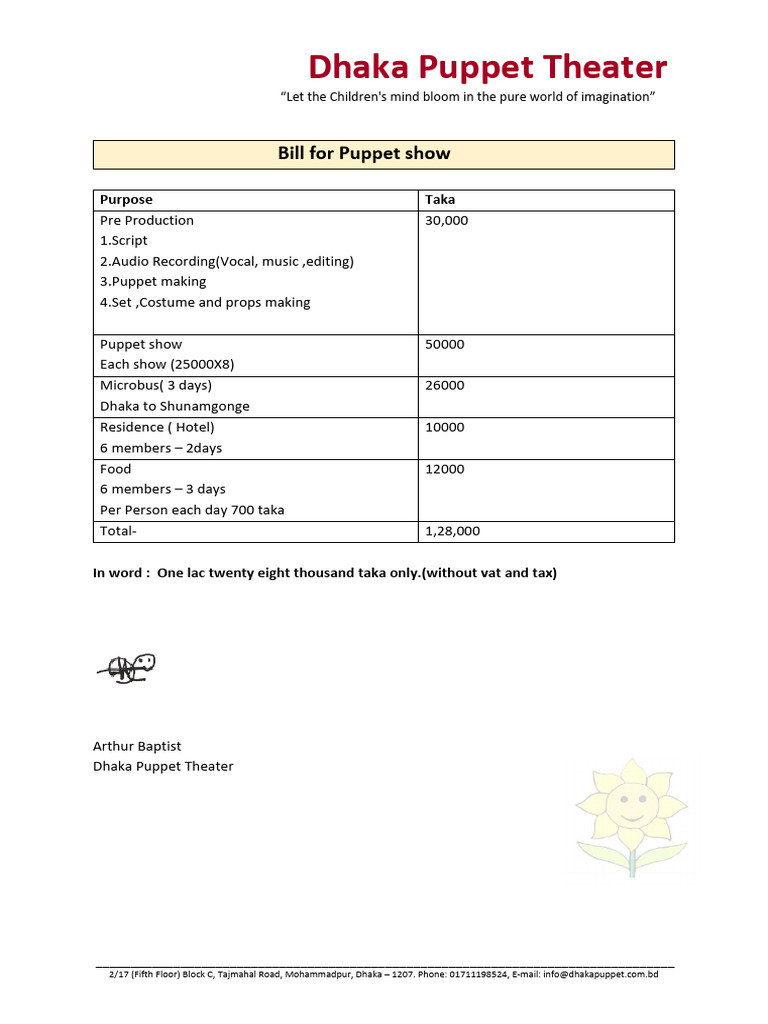 Bill Formate | PDF