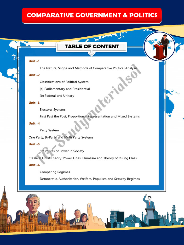 Comparative Politics: Systems and Analysis | PDF | Political Parties | Voting