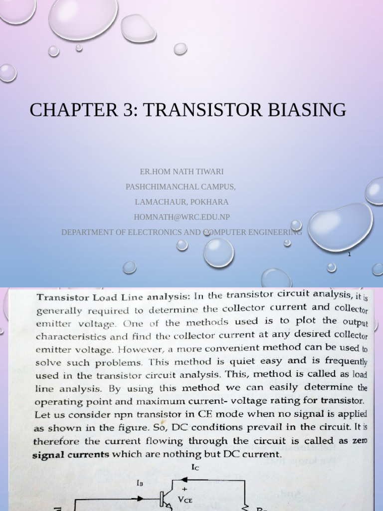 Lecture 6 Basic Electronics Engineering | PDF | Amplifier | Telecommunications Engineering