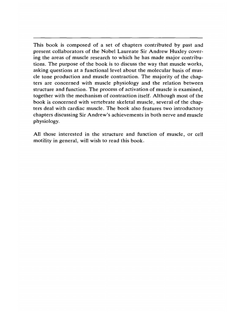 Muscular Contraction (Robert M. Simmons (Editor) ) (Z-Library) | PDF ...